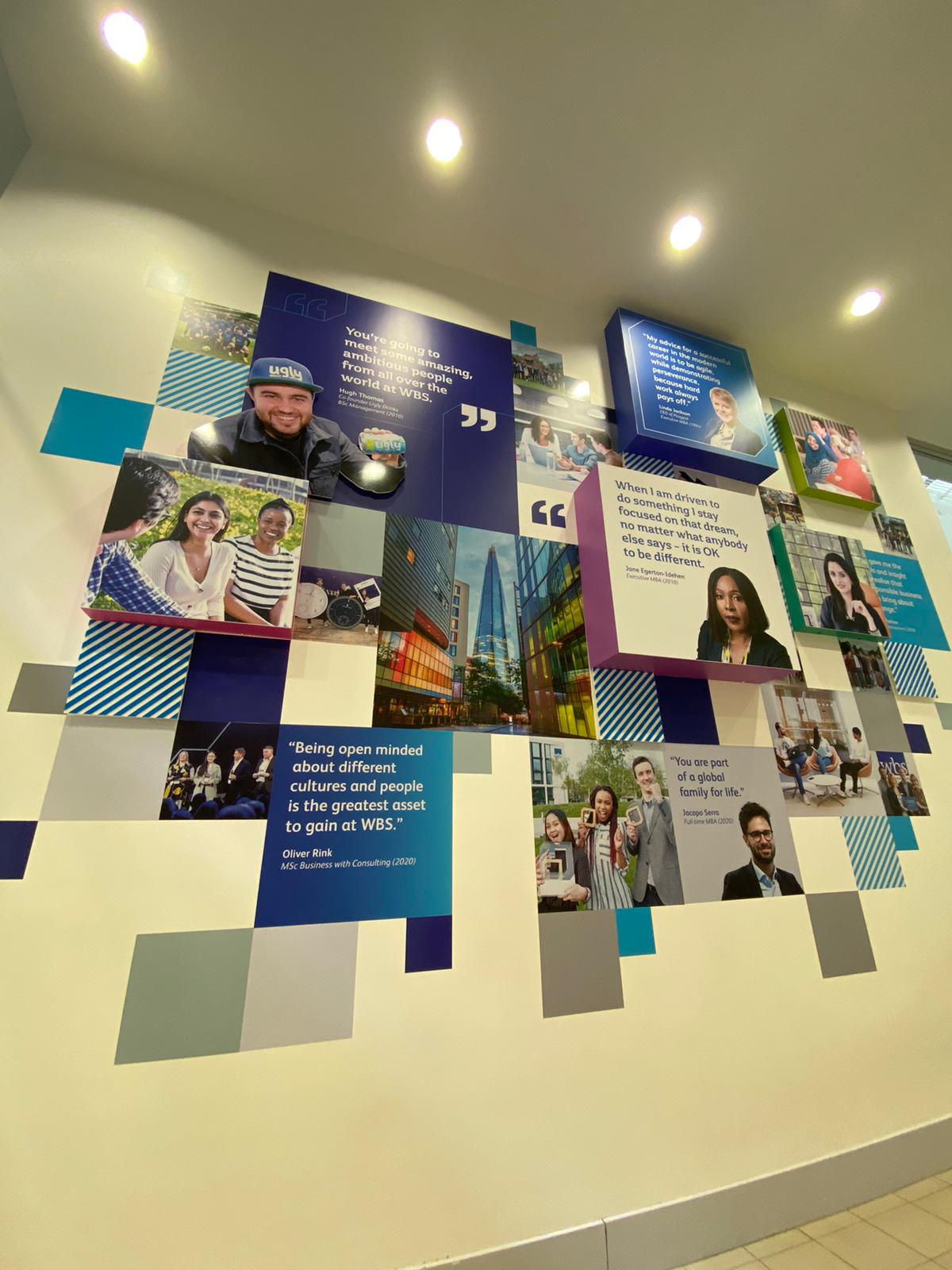 Office Feature Wall Ideas - Graphic Signs